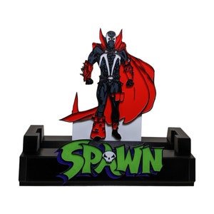 Spawn Comic Book Stand Wall Mountable -LED Friendly - Fits CGC CBCS and ...