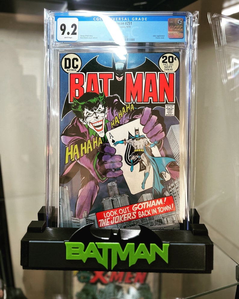 New Batman Comic Book Stand for Graded and Raw Books CGC - Etsy