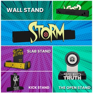 Spawn Comic Book Stand Wall Mountable -LED Friendly - Fits CGC CBCS and ...