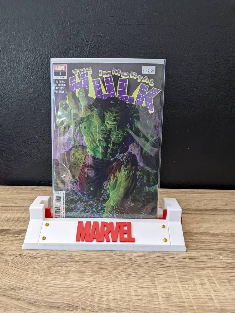 Marvel Comic Book Stand Fits Graded CGC Cbcs-wall - Etsy