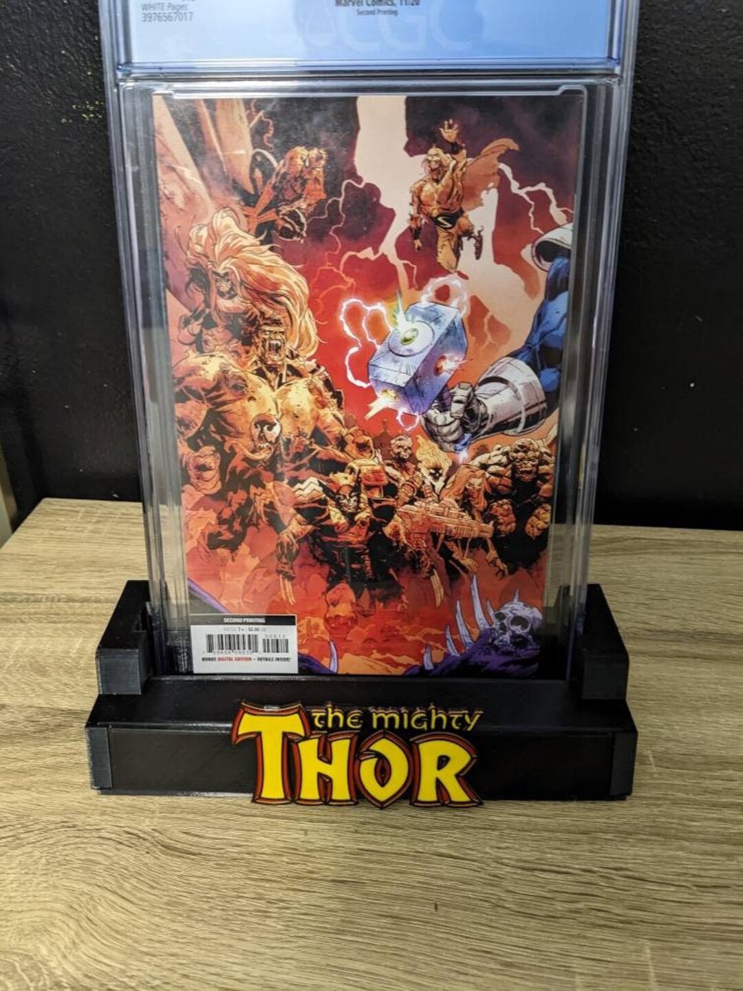 The Mighty Thor Comic Book Stand Fits Graded CGC Cbcs-wall Mounted ...