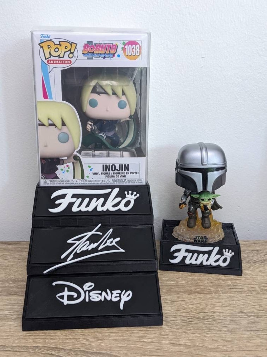 The Funko Pop Stand up is Wall Mountable, LED Options, Fits Plastic ...