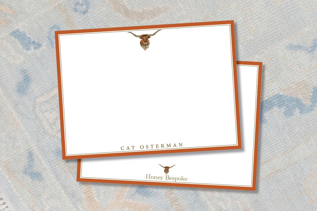 Personalized Texas Stationery/ University Stationery Gifts ...