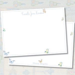 Watercolor Butterfly Stationery / Elegant Stationery for Women ...