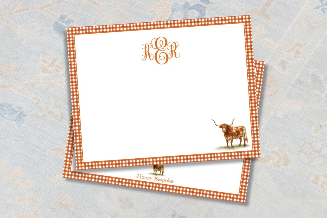 Personalized University of Texas Stationery | UT Longhorns Thank You ...