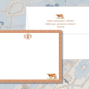 Personalized University of Texas Stationery / Texas Longhorns ...