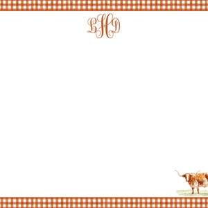 Personalized University of Texas Stationery / Texas Longhorns ...