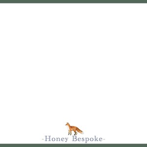 Personalized Watercolor Fox Stationery / Preppy Fox Themed Stationery ...