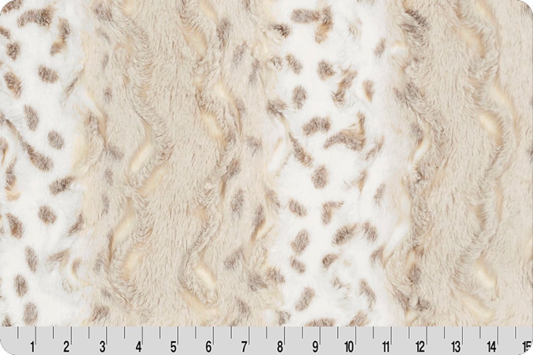 Ice Taupe Wild Lynx, Shannon Fabric Luxe Cuddle® Wild Lynx, Ice Taupe ...
