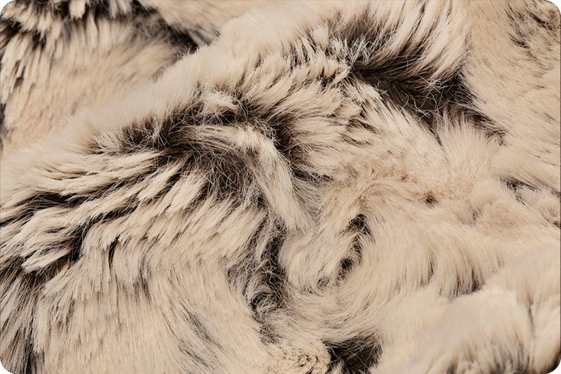 Alpine Chocolate/almond Minky Fabric, Shannon Luxe Cuddle® Minky ...