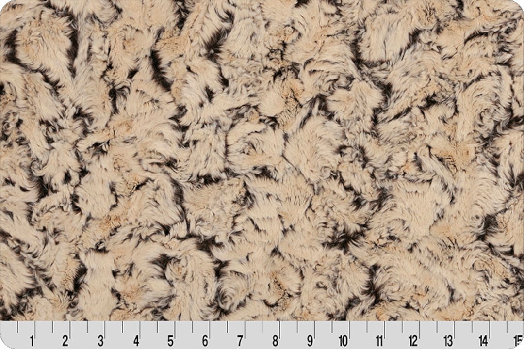 Alpine Chocolate/almond Minky Fabric, Shannon Luxe Cuddle® Minky ...