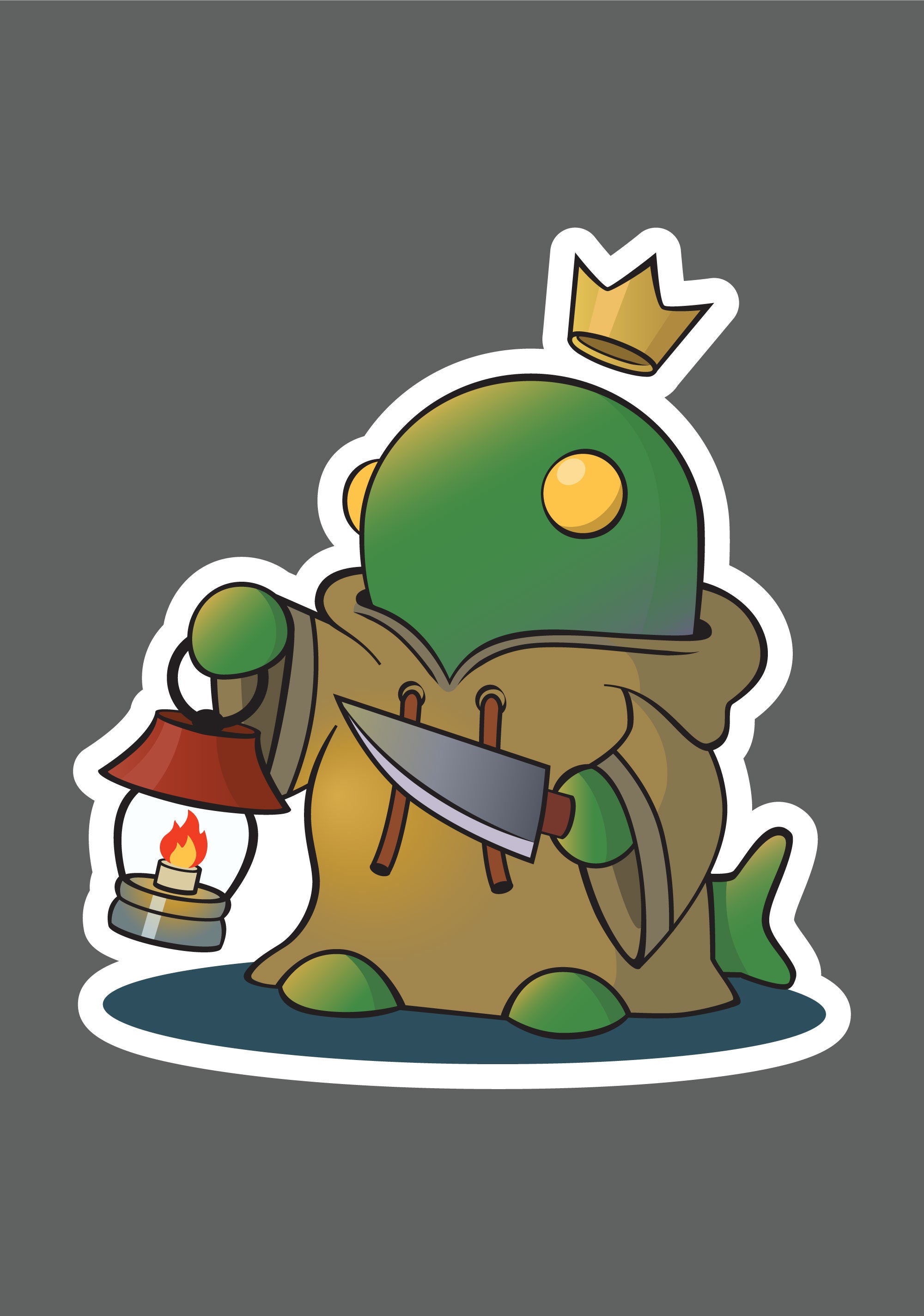 Final Fantasy Tonberry Digital Art SVG Descargar - Etsy México