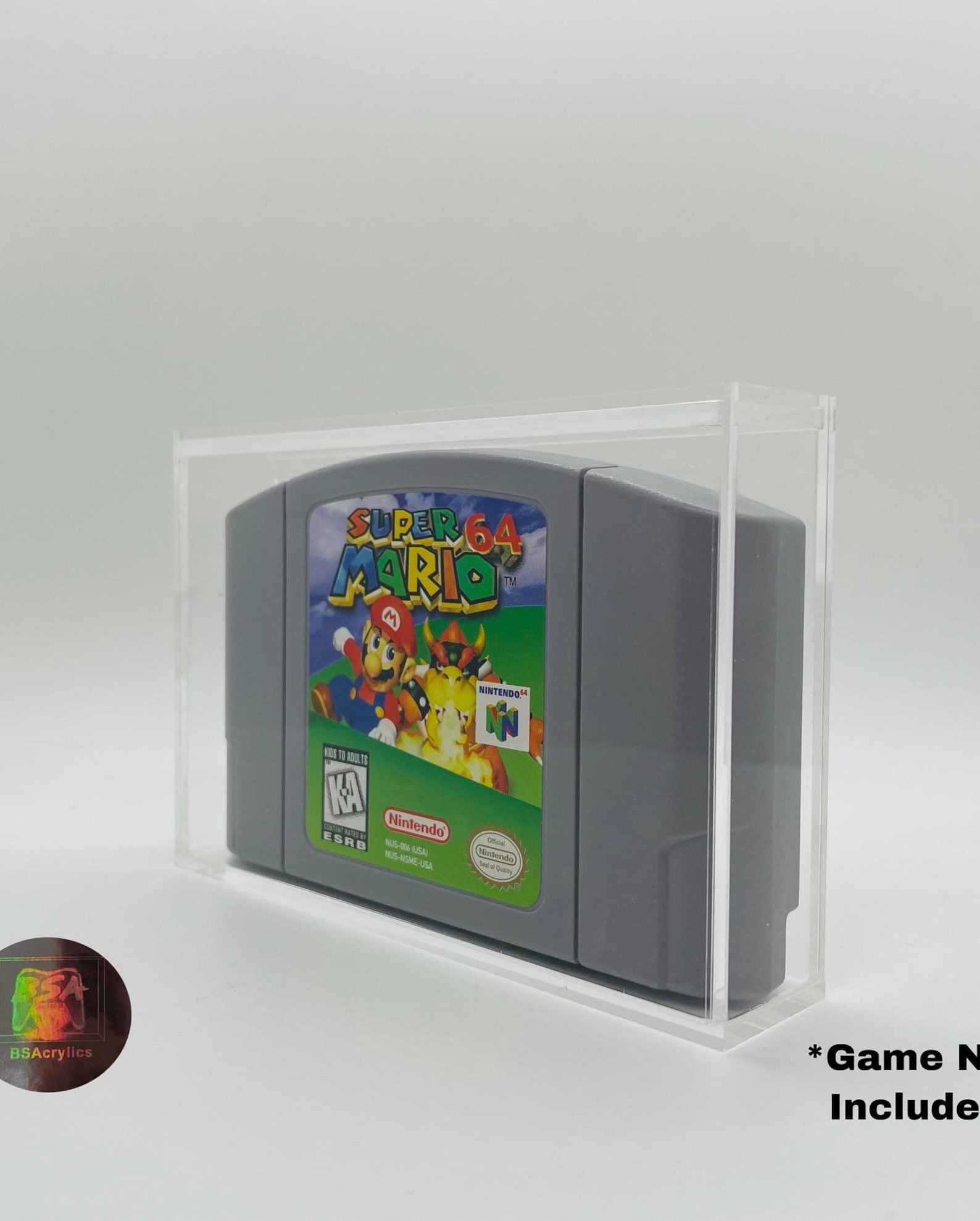 Nintendo 64 N64 Cartridge Video Game Acrylic Case Protector - Etsy