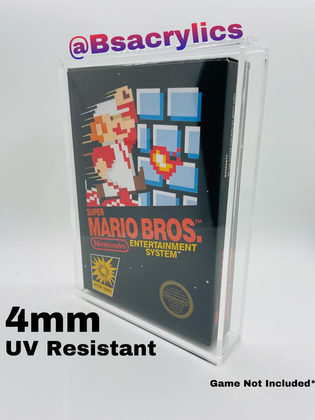 Nintendo NES UV Resistant Video Game Acrylic Case Protector 4mm - Etsy