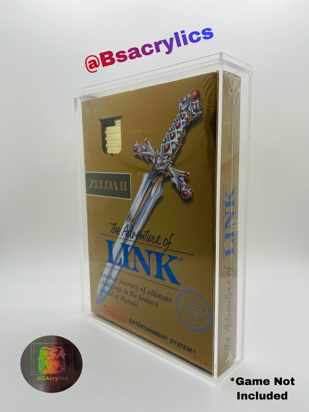 Nintendo NES Video Game Acrylic Case Protector, UV Resistant - Etsy