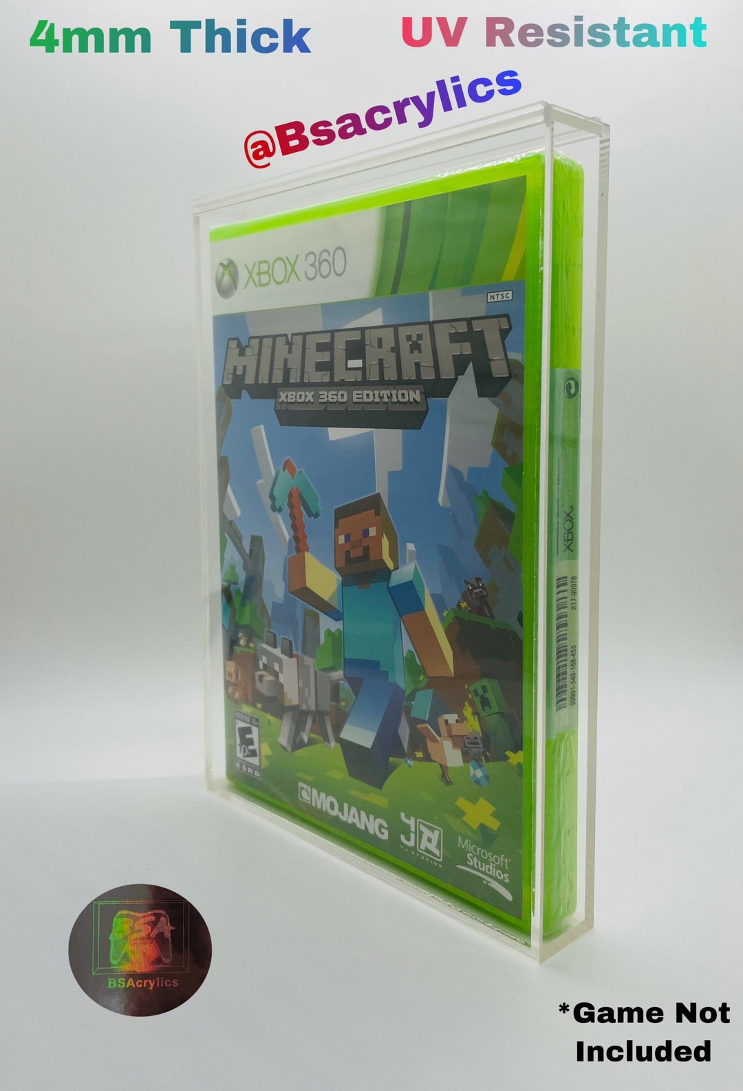 UV Resistant Microsoft Xbox 360 Video Game Acrylic Case - Etsy