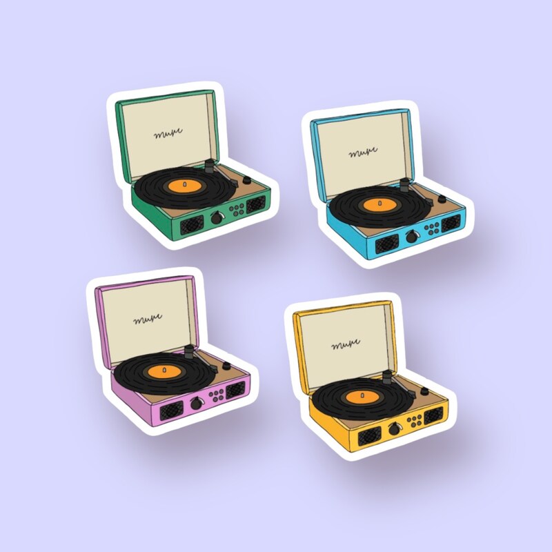 Record Stickers - Etsy