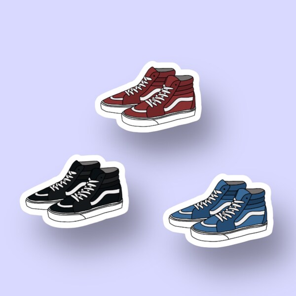 Vans Shoe Sticker - Etsy