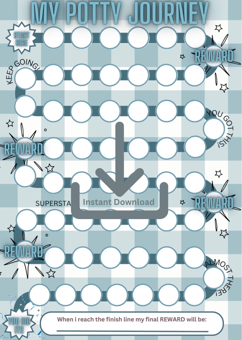 Potty Training Chart - Etsy