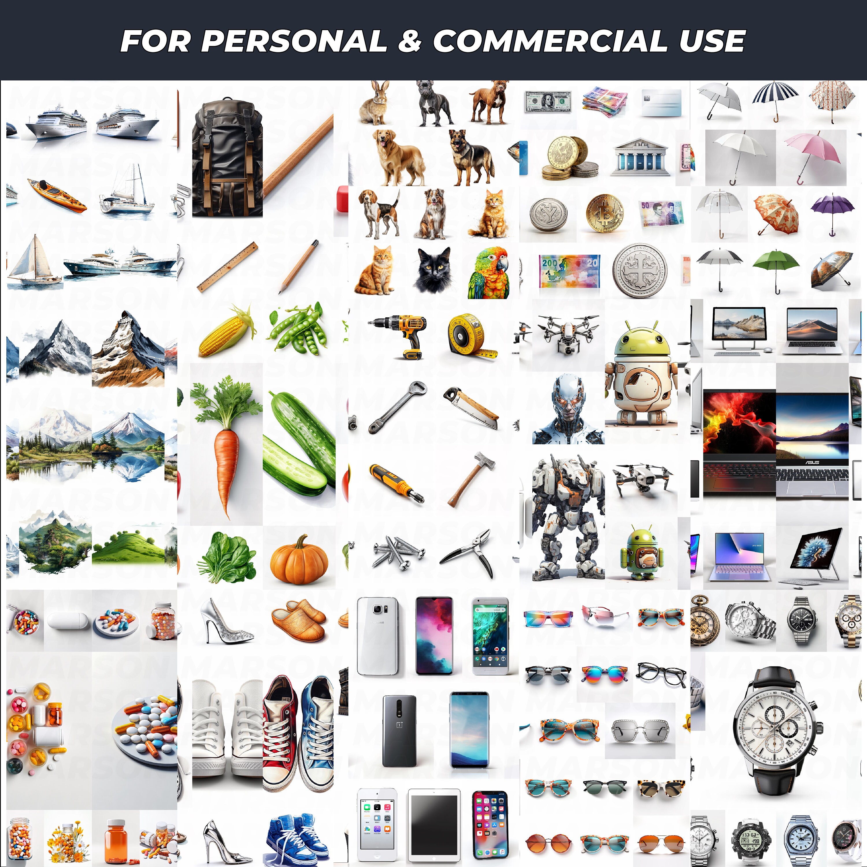 2200 Mega Bundle: Realistic PNG Images for Endless Creativity Nature ...