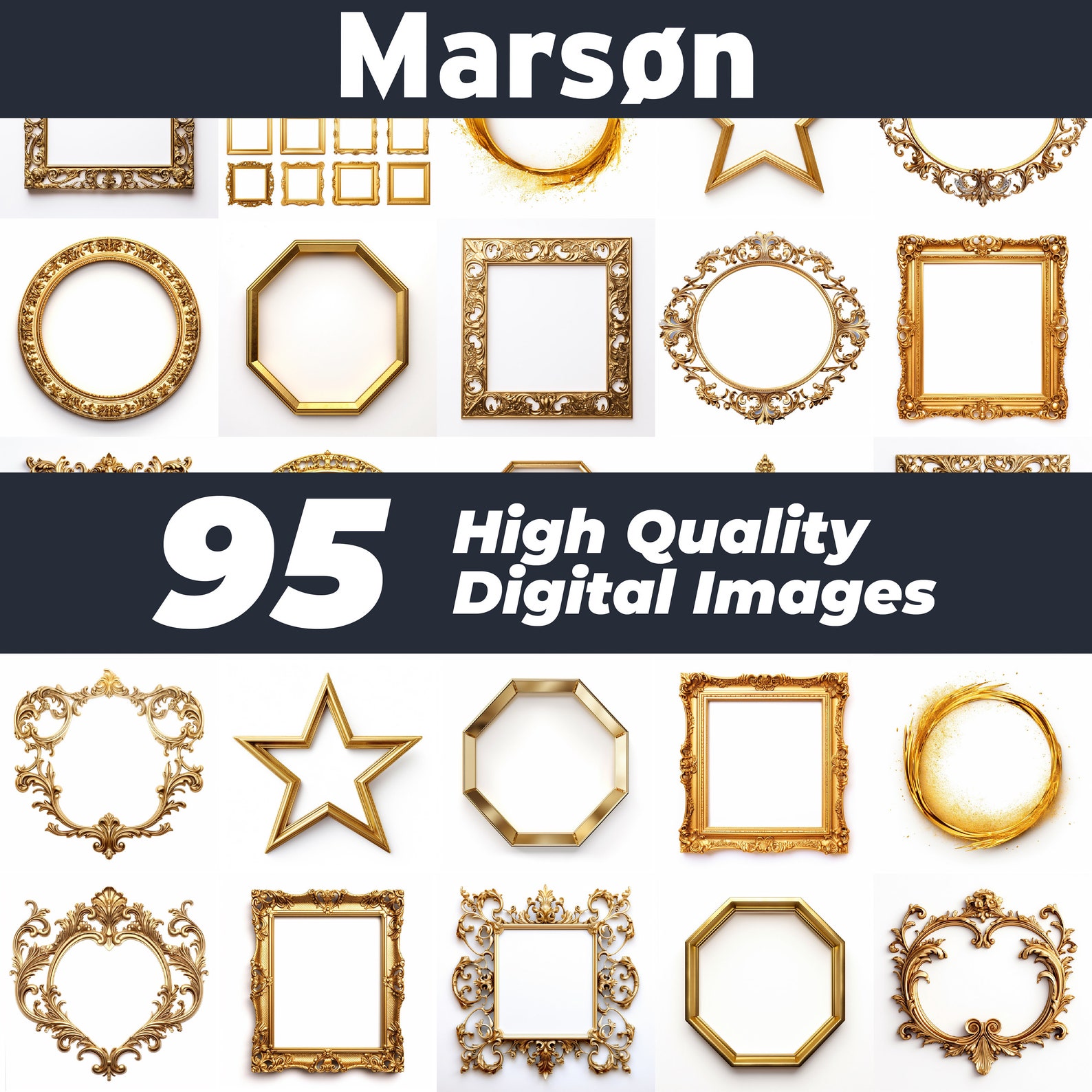 Golden Frames Clipart, Golden Frame, Gold Frame Clipart, Gold Frame Png ...
