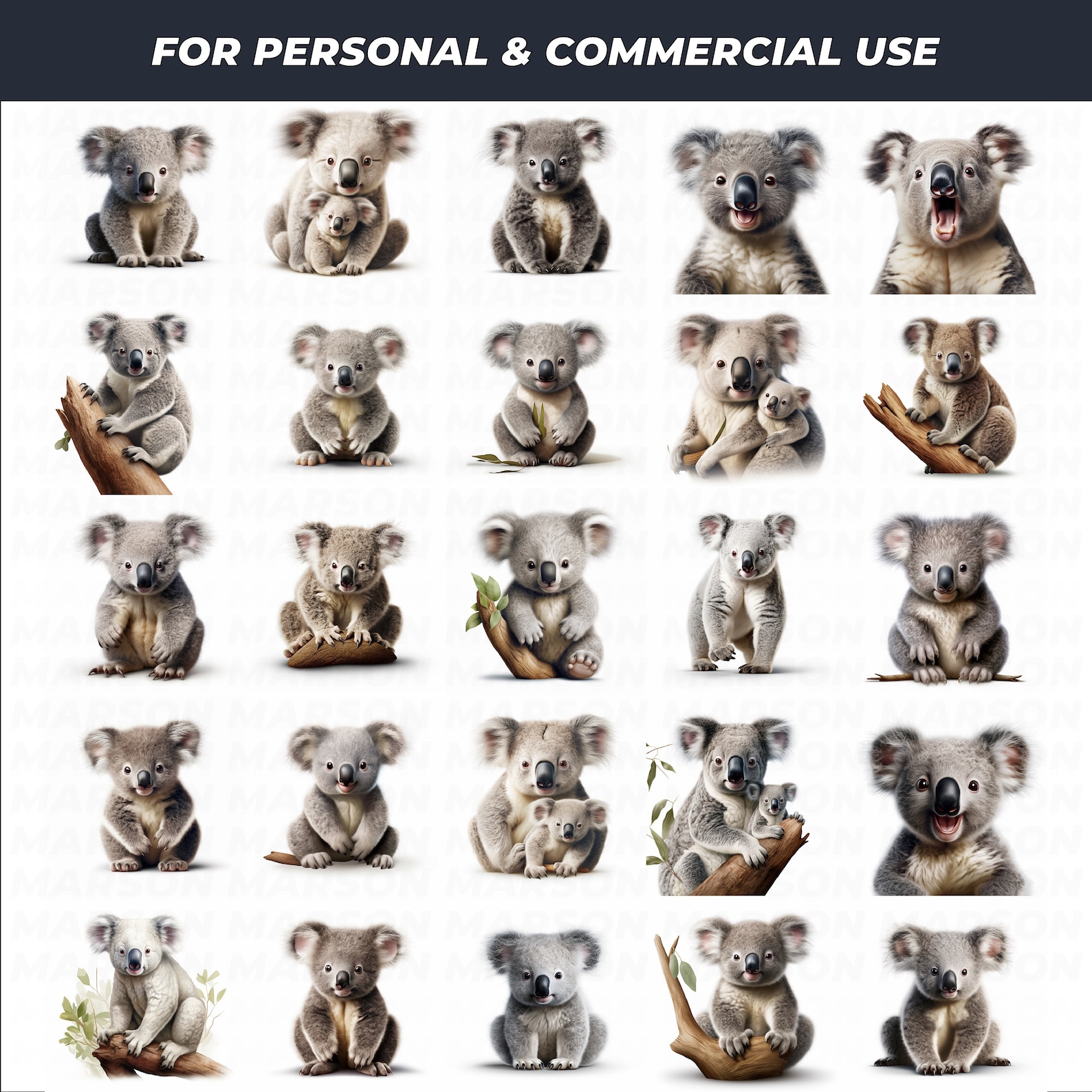 Koala Clipart, Koala Png, Watercolor Koala, Koala Svg, Australian ...