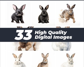 Bunny, Rabbits, 33 IMAGES, Easter Clipart, Cute Bunny Clip Art, Rabbit ...