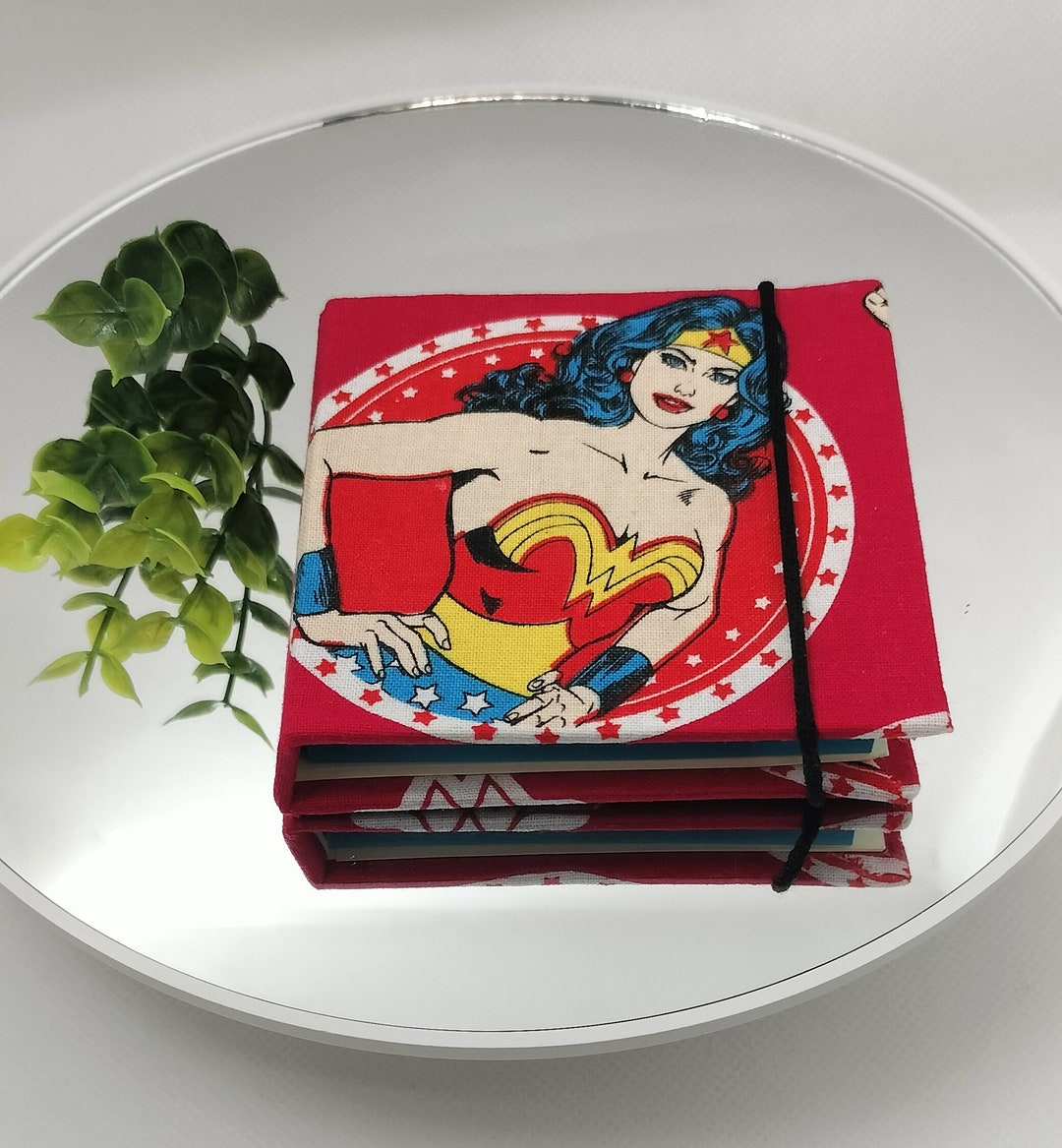 Sticky Note Holder, Hardcover, Gift, Wonder Woman, 3x 3 Inches. - Etsy