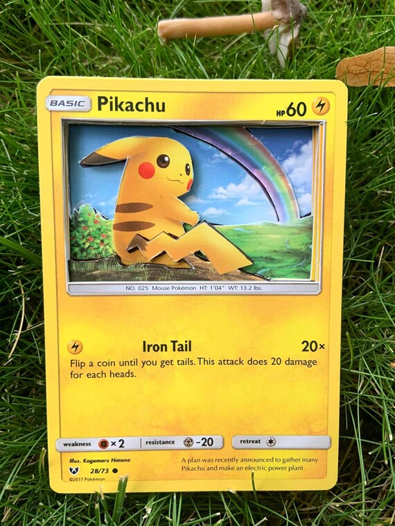 Layered Pokemon Card Cutouts batch 1 - Etsy