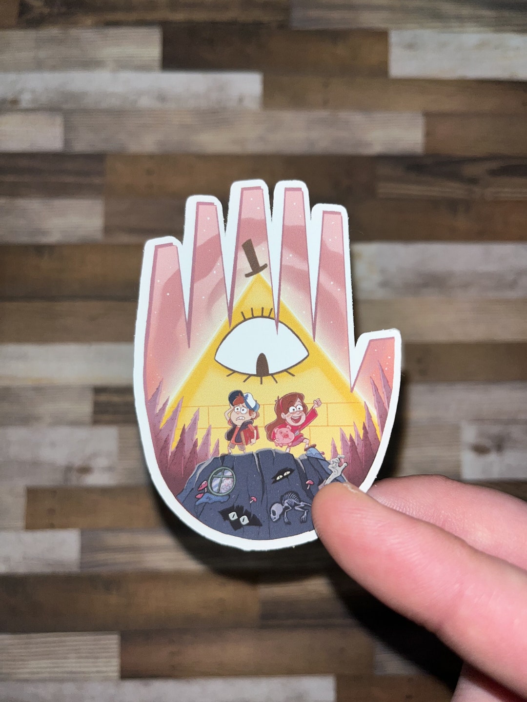 Cartoon Sticker • Waterproof Sticker • Gravity Falls Sticker • Laptop ...