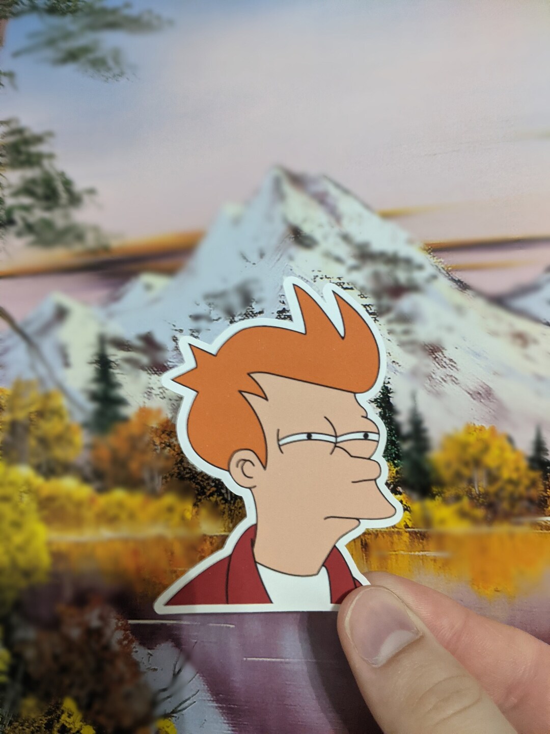 Cartoon Sticker • Waterproof Sticker • Fry Futurama Sticker • Laptop ...