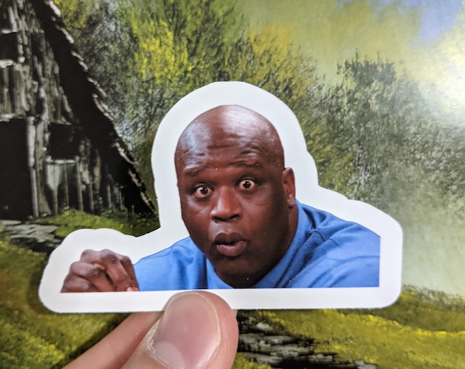 Funny Meme Sticker Hot Ones Meme Sticker Waterproof Sticker Shaquille ...