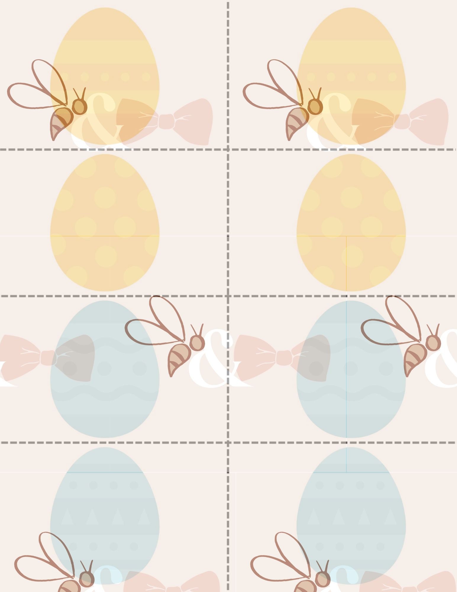 Easter Theme Matching Cards, Printable Toddler Preschool Activity ...