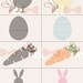 Easter Theme Matching Cards, Printable Toddler Preschool Activity ...