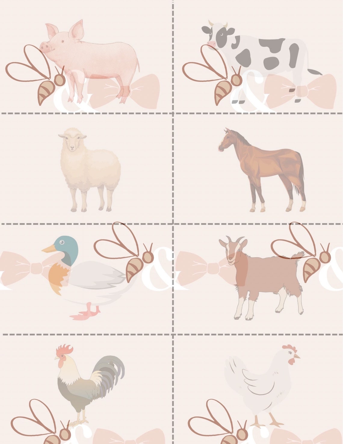 Farm Matching Cards, Barn Animals Dot Marker, Pom-pom Transfer Activity ...