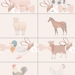 Farm Matching Cards, Barn Animals Dot Marker, Pom-pom Transfer Activity ...