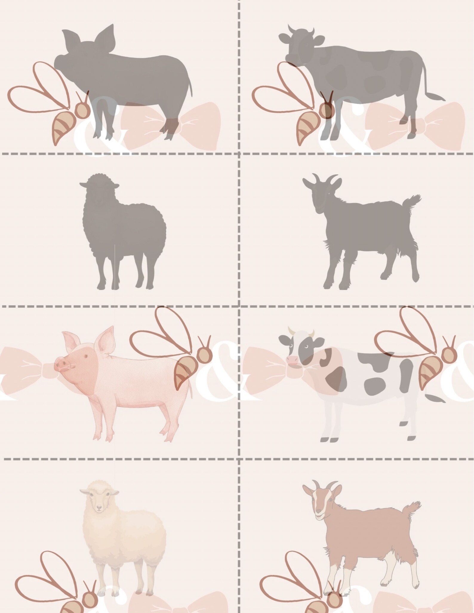 Farm Matching Cards, Barn Animals Dot Marker, Pom-pom Transfer Activity ...