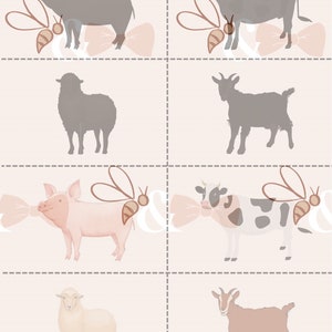 Farm Matching Cards, Barn Animals Dot Marker, Pom-pom Transfer Activity ...