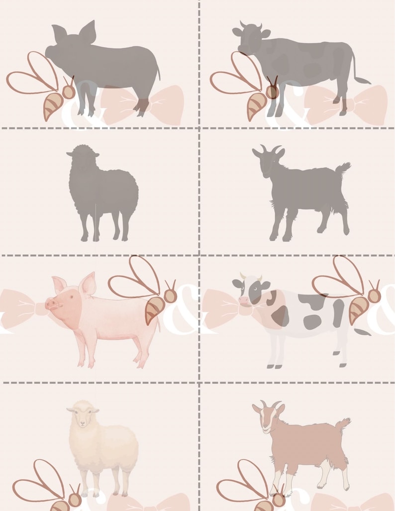 Farm Matching Cards, Barn Animals Dot Marker, Pom-pom Transfer Activity ...