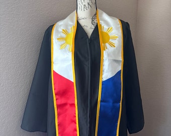 Philippines Embroidered Graduation Stole/sash - Etsy