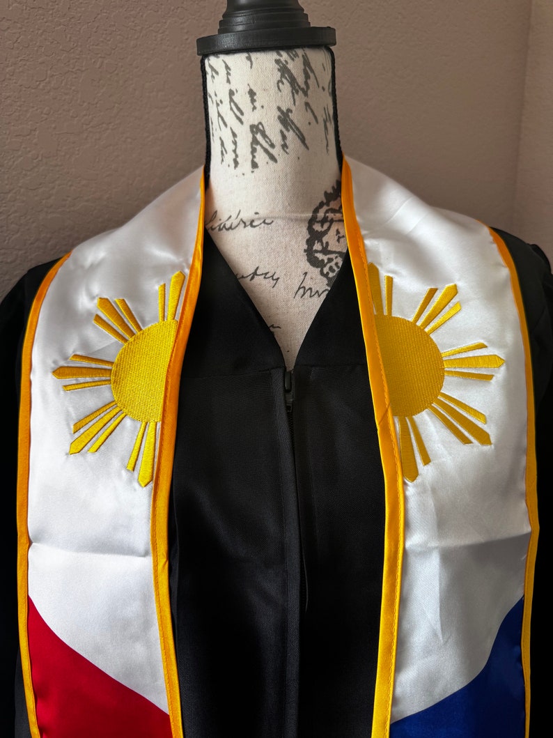 Philippines Graduation Stole/sash, Pinoy Pride - Etsy