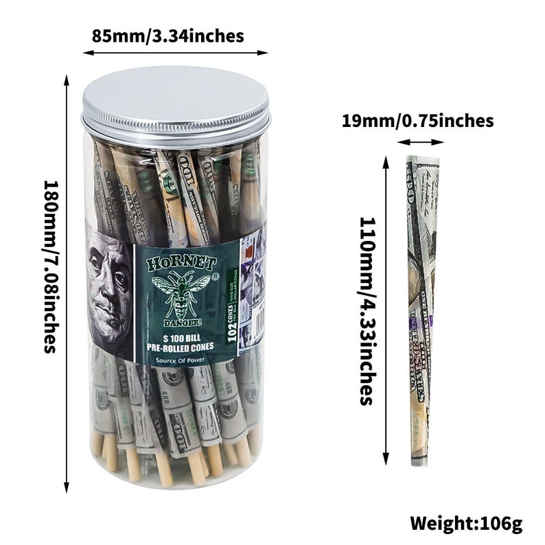 Pre Rolled Cones, 109mm Rolling Paper Cones, Pre Rolled Smoking Cones ...