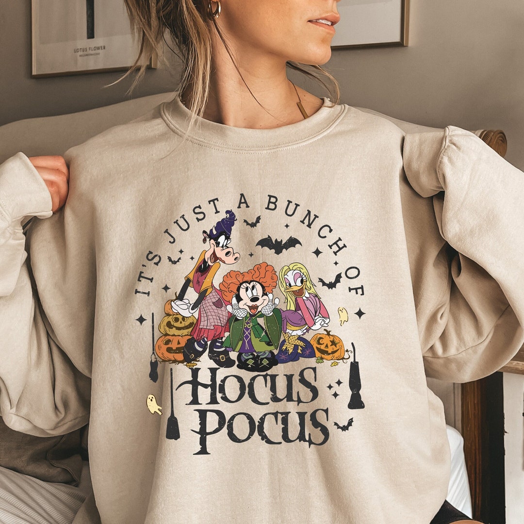 Hocus Pocus Disney Halloween Sweatshirt, Disney Friends Halloween ...