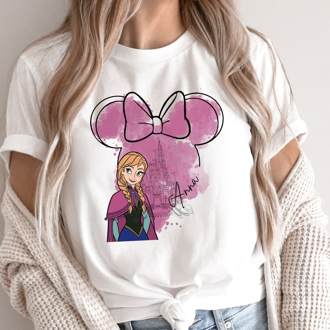 Princess Anna Shirt, Watercolor Castle Shirt, Anna Castle Shirt, Frozen ...