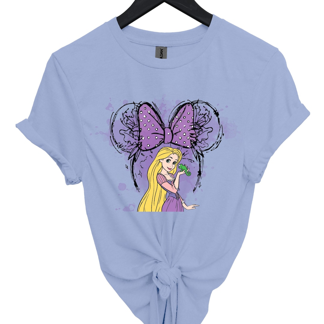 Rapunzel Disney Shirt, Disney Princess Shirt, Minnie Ears Tee, Disney ...