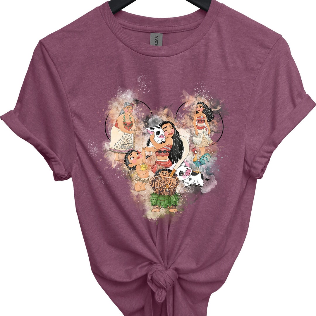 Moana Disney World Mickey Mouse Ears Tee Shirt, Moana Shirt, Moana ...