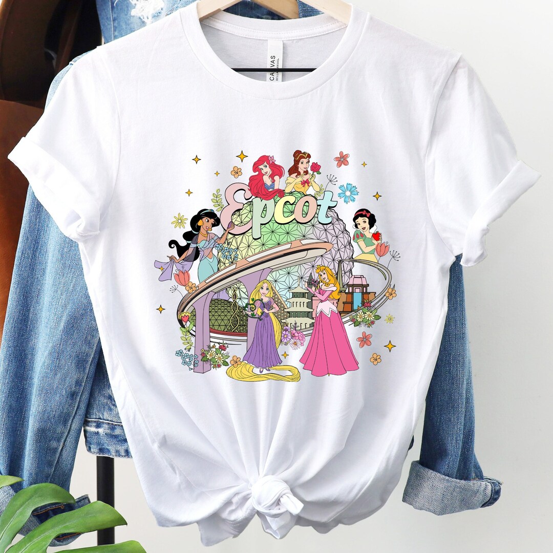 Disney Epcot Princess Shirt, Princess Girl Shirt, Disney Girls Trip ...
