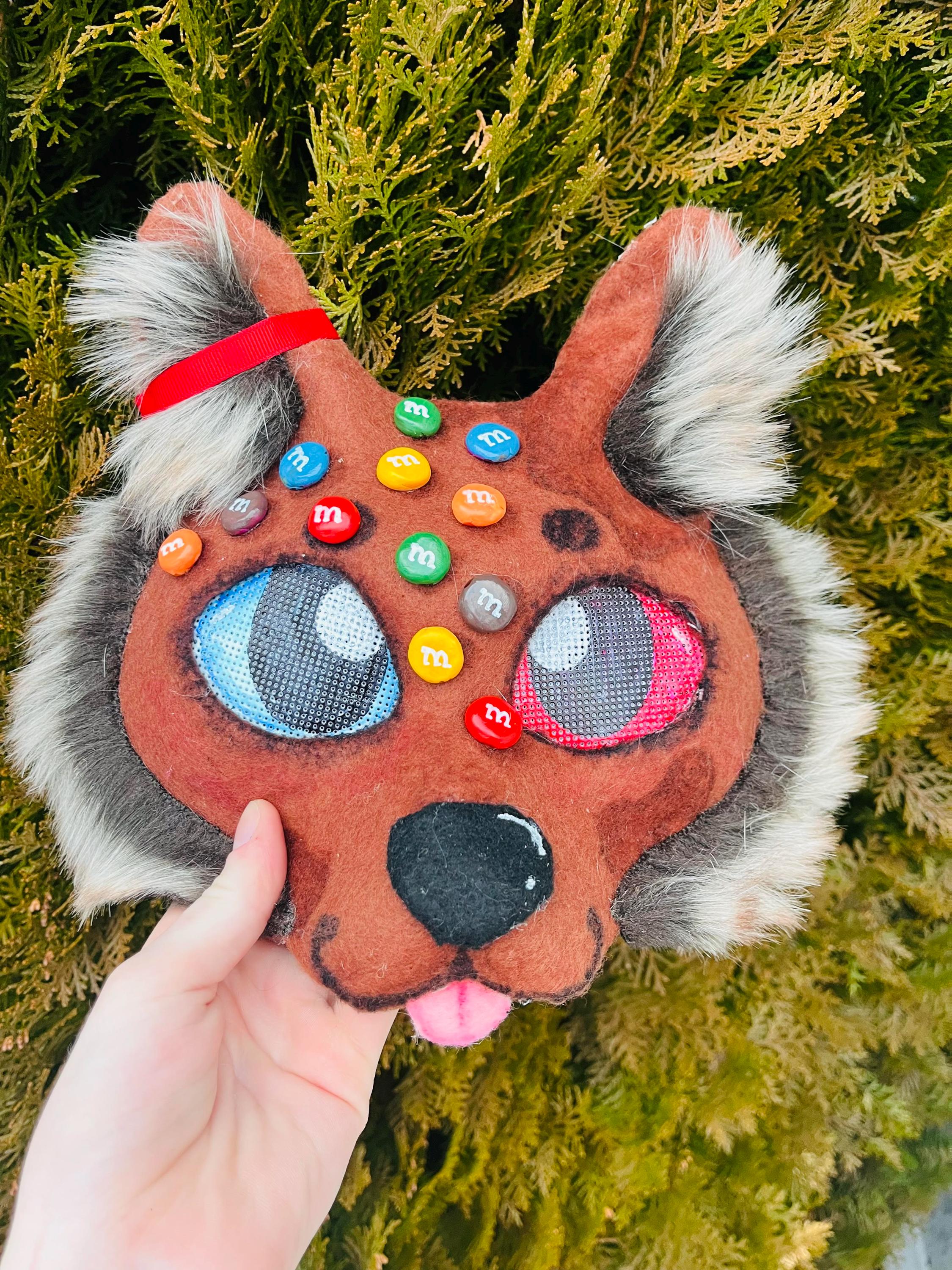 Lined M&M Dog Therian Mask - Etsy