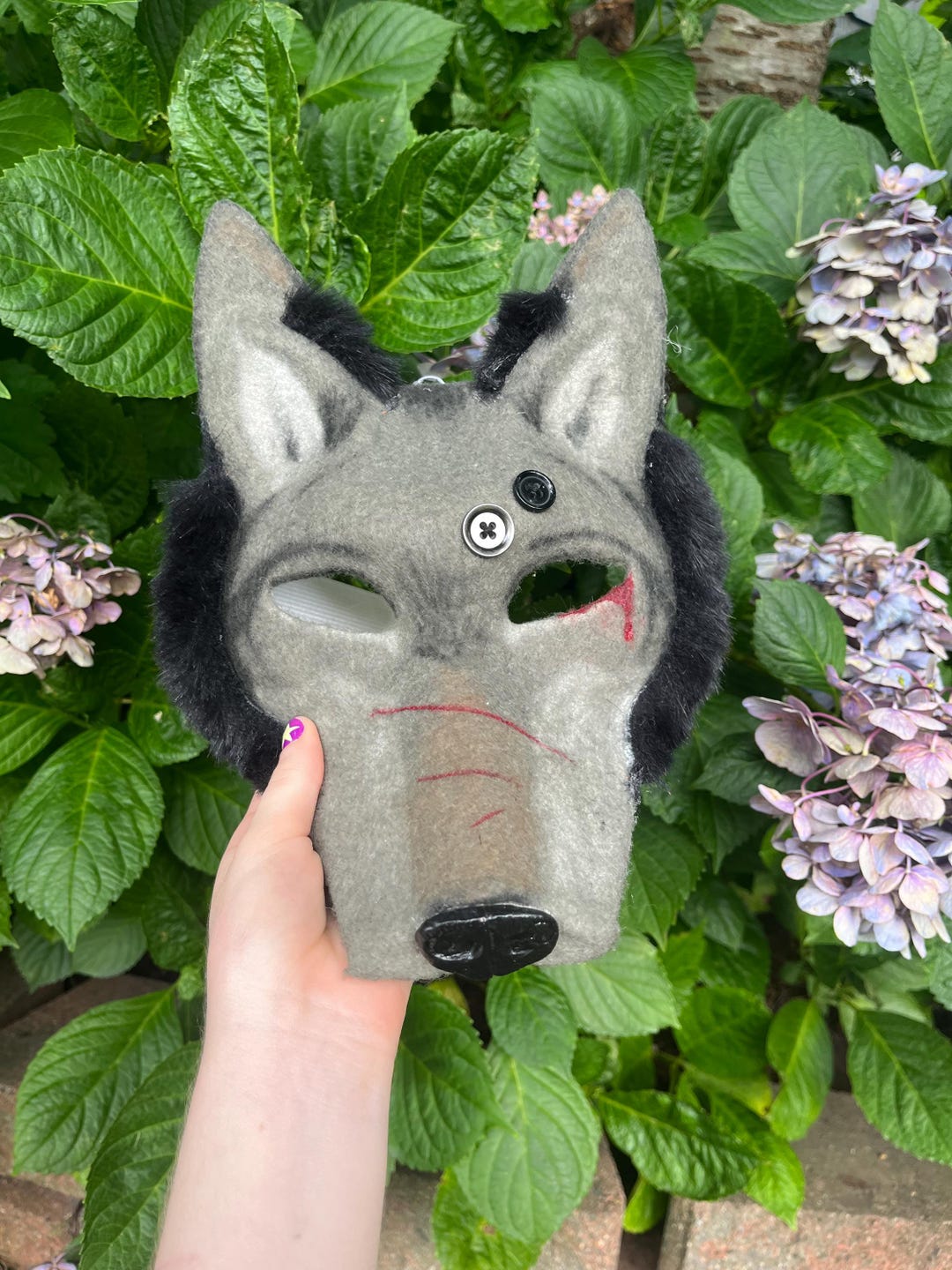 Wolf Therian Mask - Etsy