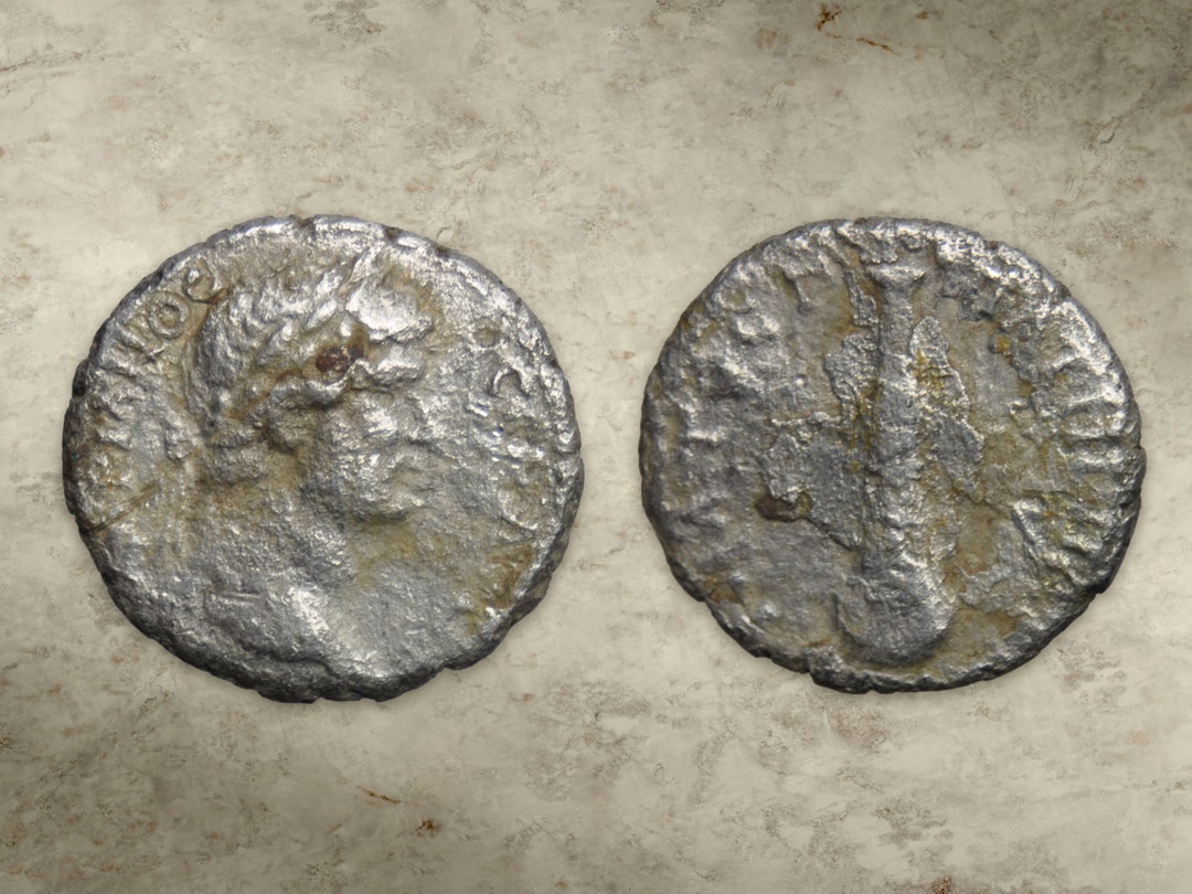 Hadrian Drachm, Caesarea, Cappadocia, 128-138 AD, AR 20.5mm, 5.1g, Bust ...